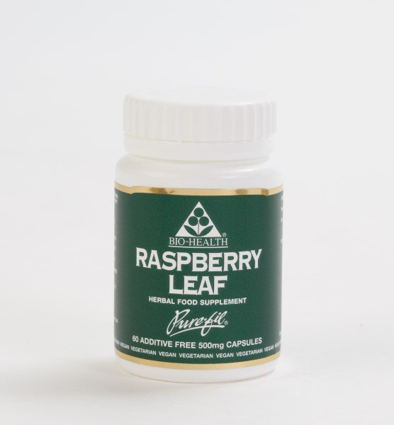 Bio-Health Raspberry Leaf 500mg capsules 60s - traditional herbalist